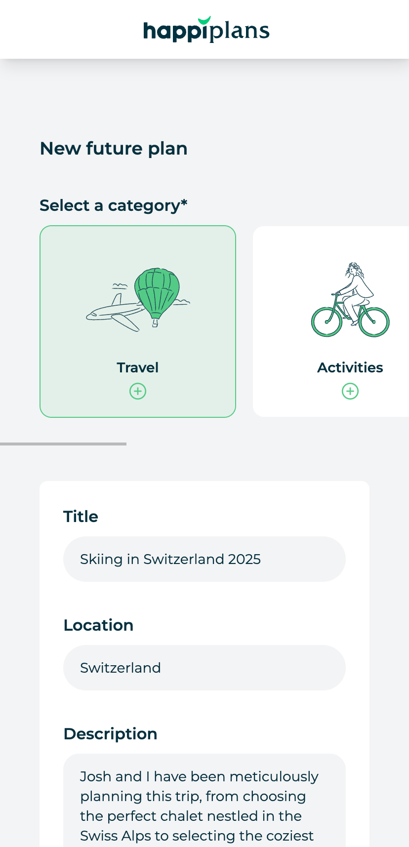 Features - Happiplans